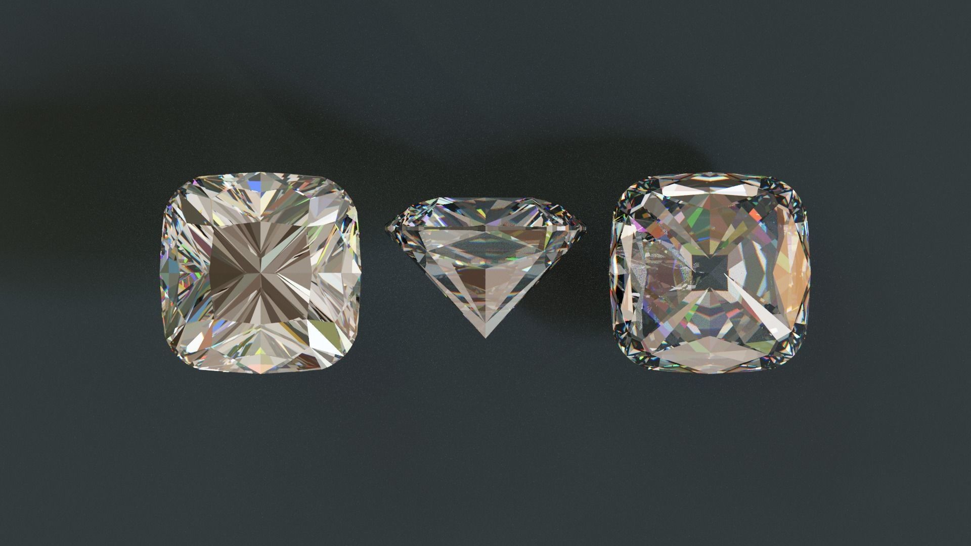 3D model Diamonds VR / AR / low-poly | CGTrader