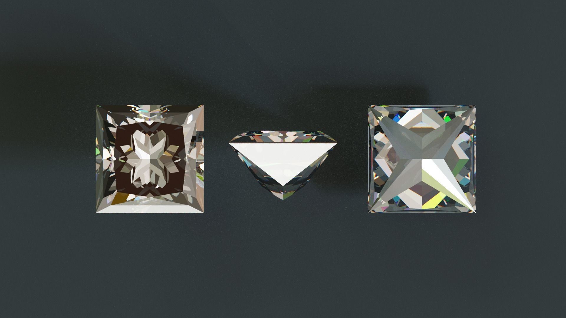 3D model Diamonds VR / AR / low-poly | CGTrader