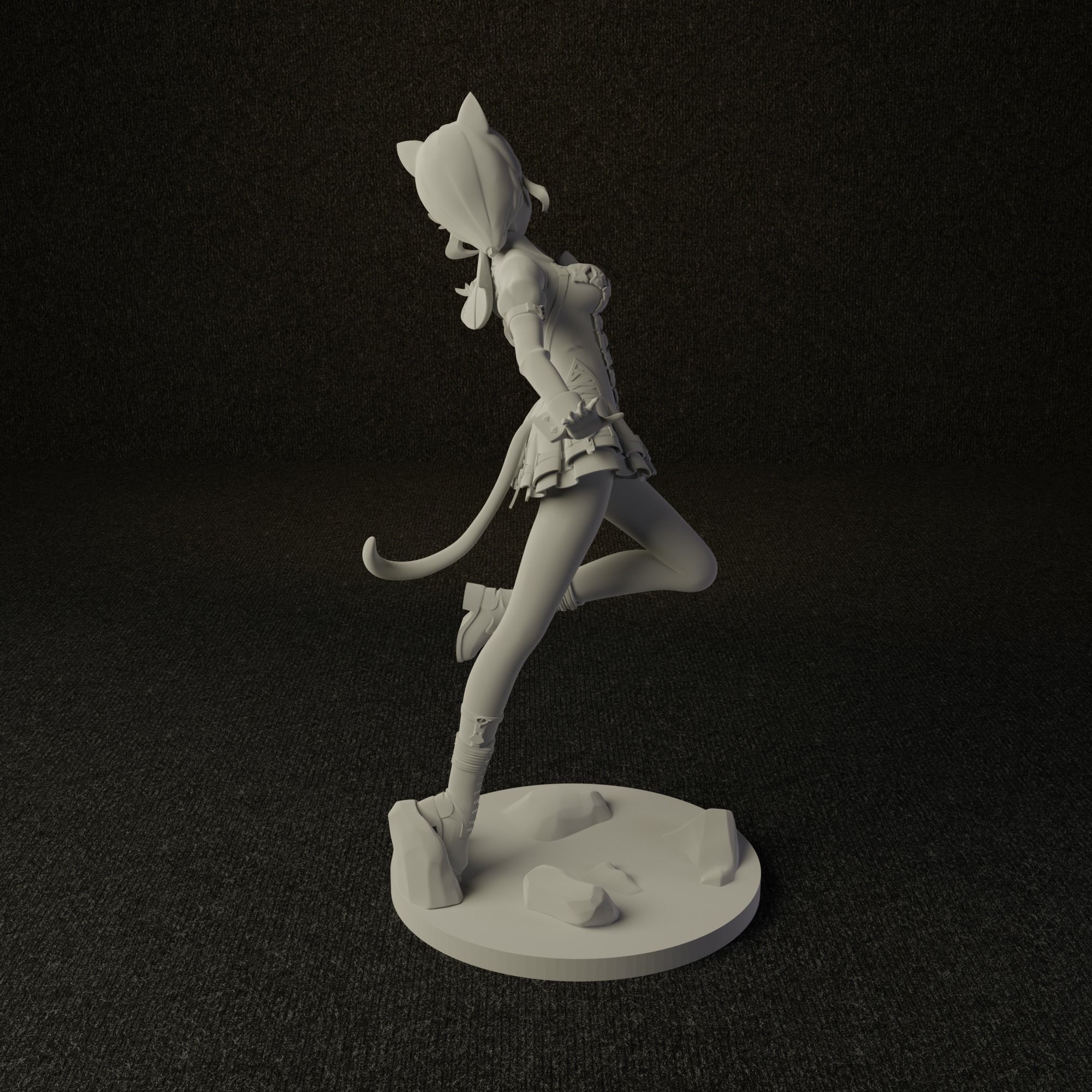 Lynette from Genshin Impact 3D model 3D printable | CGTrader