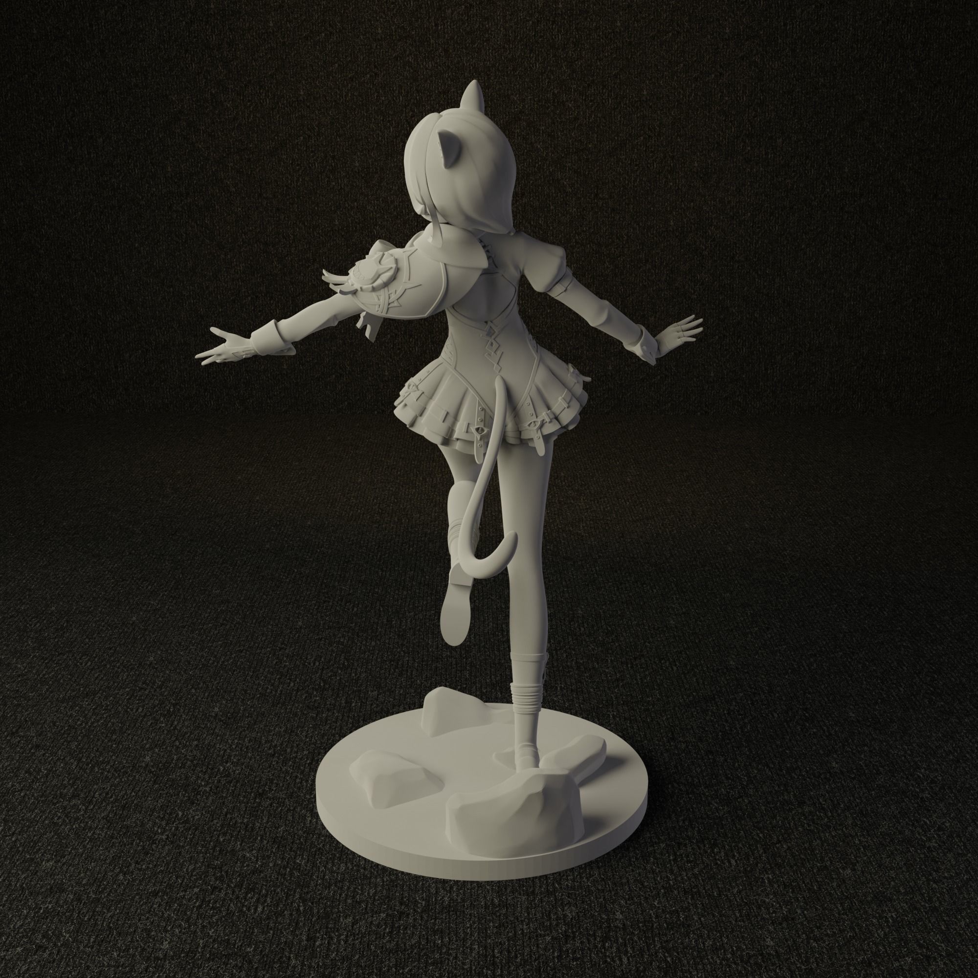 Lynette from Genshin Impact 3D model 3D printable | CGTrader