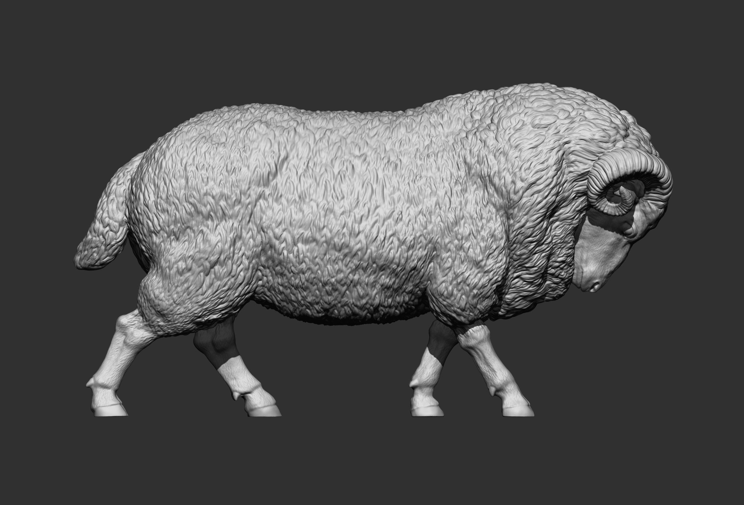 Ram attacks 3D model 3D printable | CGTrader