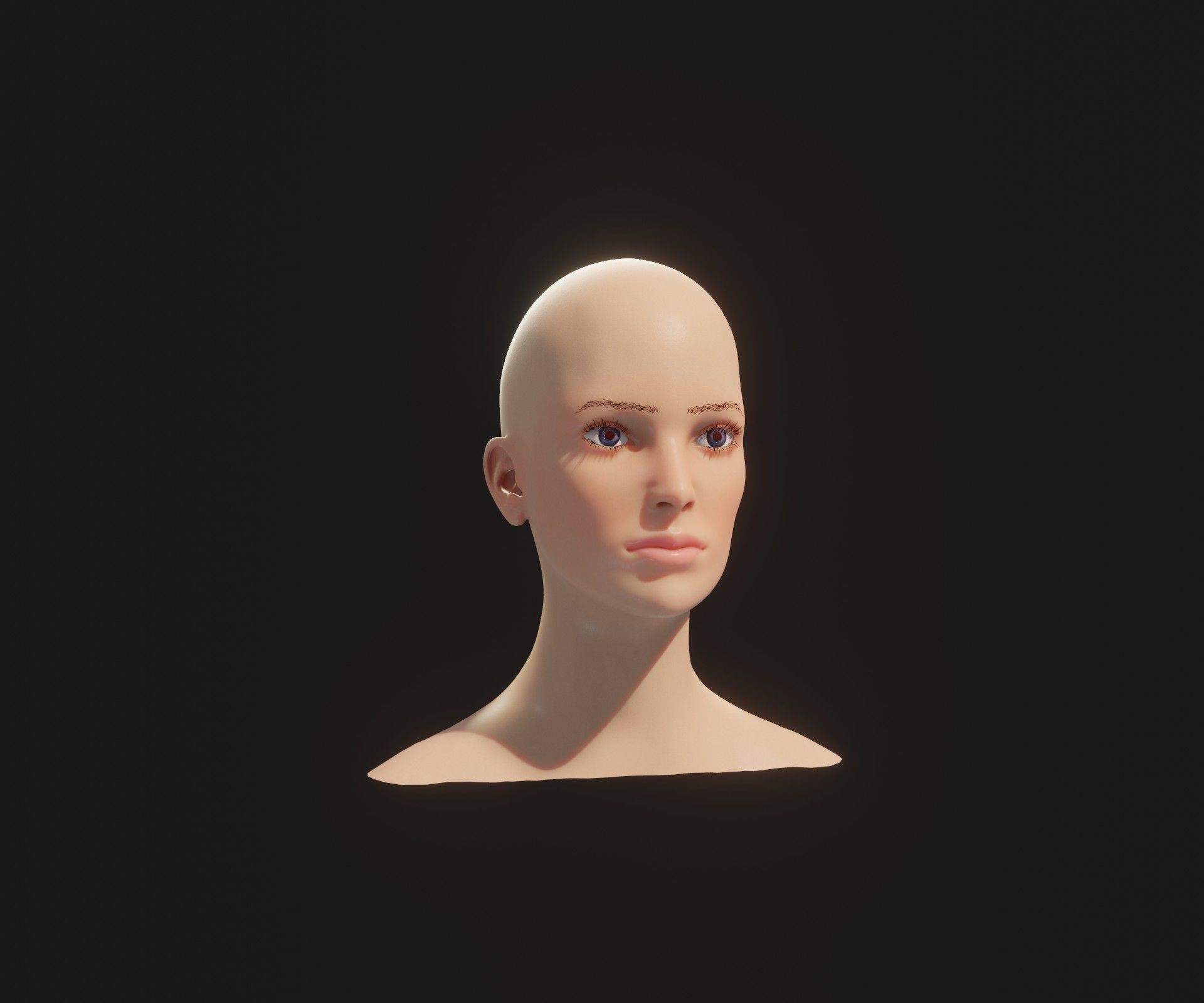 3D Model Collection Realistic Male Female Head 3D Model Animated Facial ...