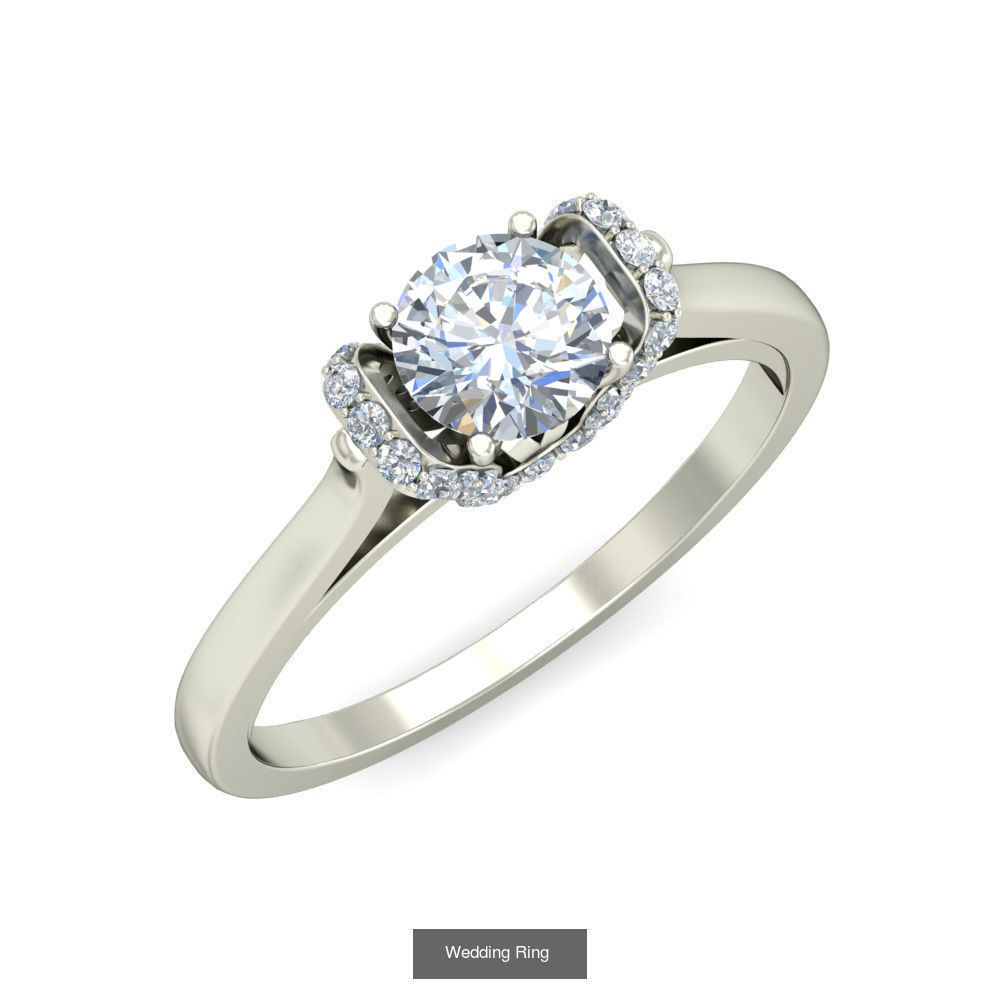Solitaire Ring Designs 3D Model Collection 3D printable | CGTrader