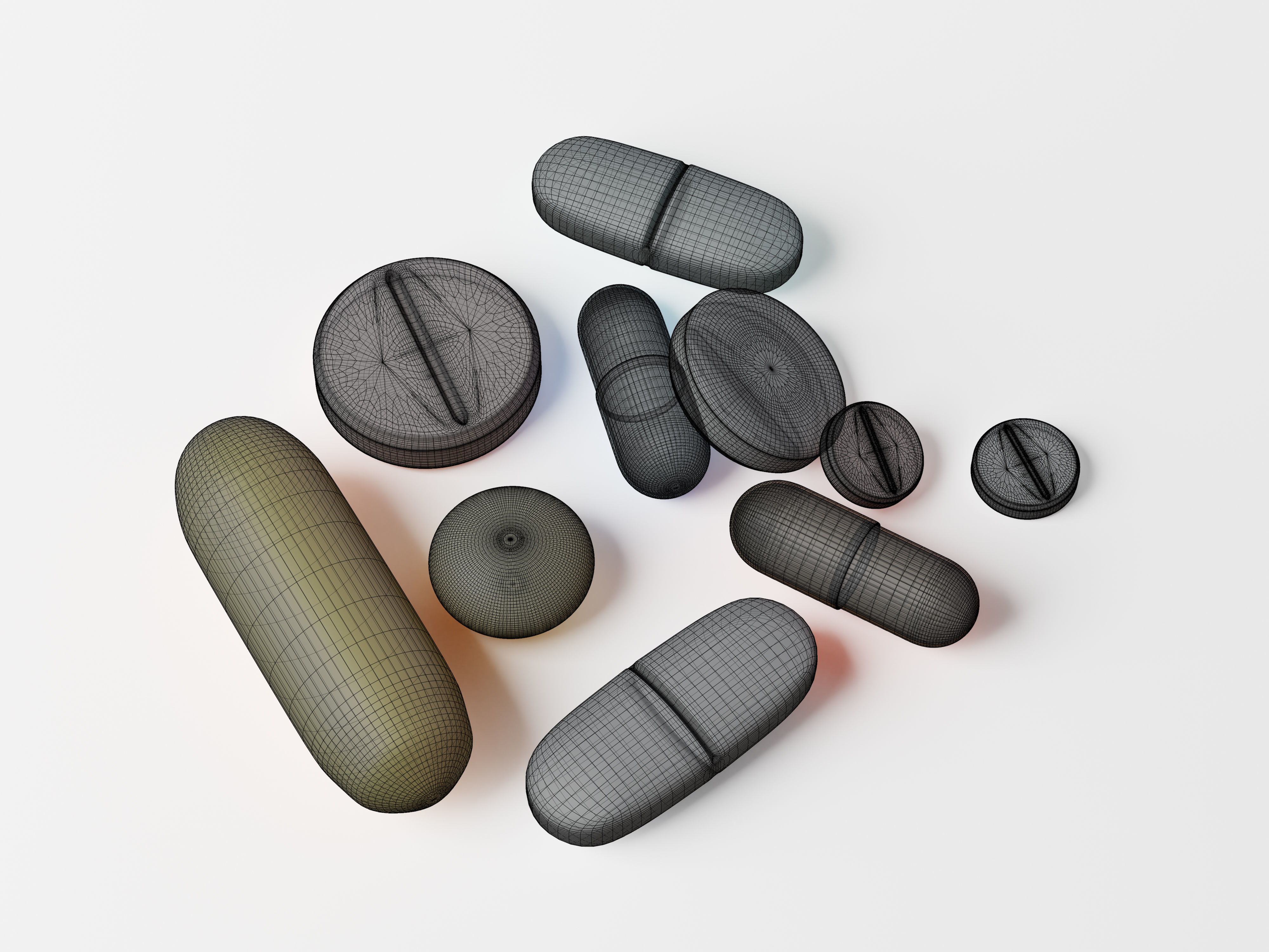 3D model Medicine Pills VR / AR / low-poly | CGTrader