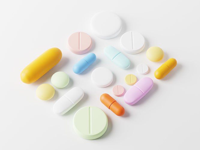 3D model Medicine Pills VR / AR / low-poly | CGTrader