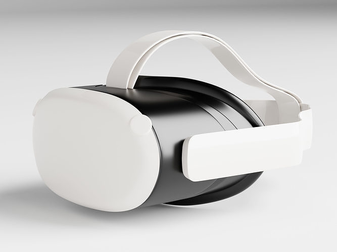 3D model VR Headset Virtual Reality glasses VR / AR / low-poly | CGTrader