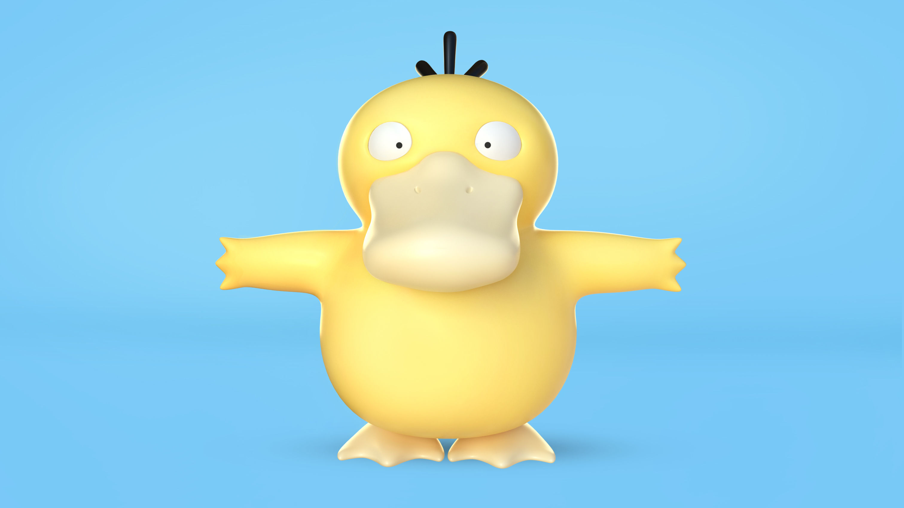 3D model Pokemon Psyduck VR / AR / low-poly | CGTrader