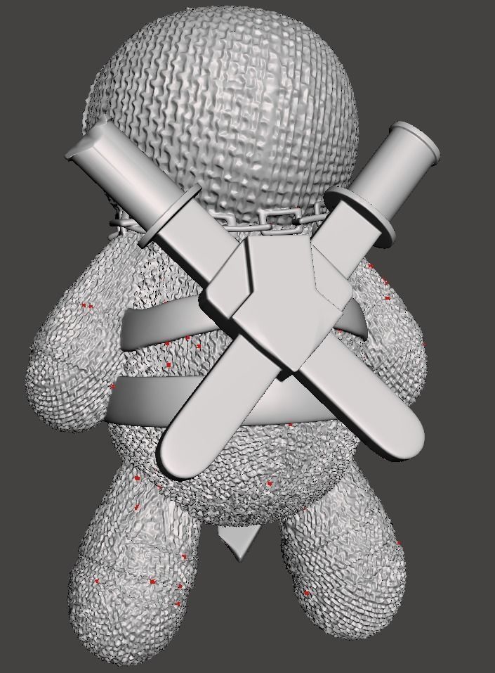 Deadpool cute small 3d model for 3d printing 3D model 3D printable ...