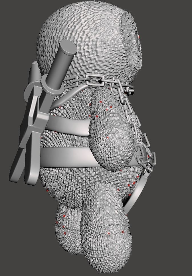 Deadpool cute small 3d model for 3d printing 3D model 3D printable ...