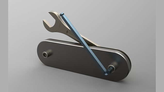 Allen Key and Spanner Animation 3D model | CGTrader