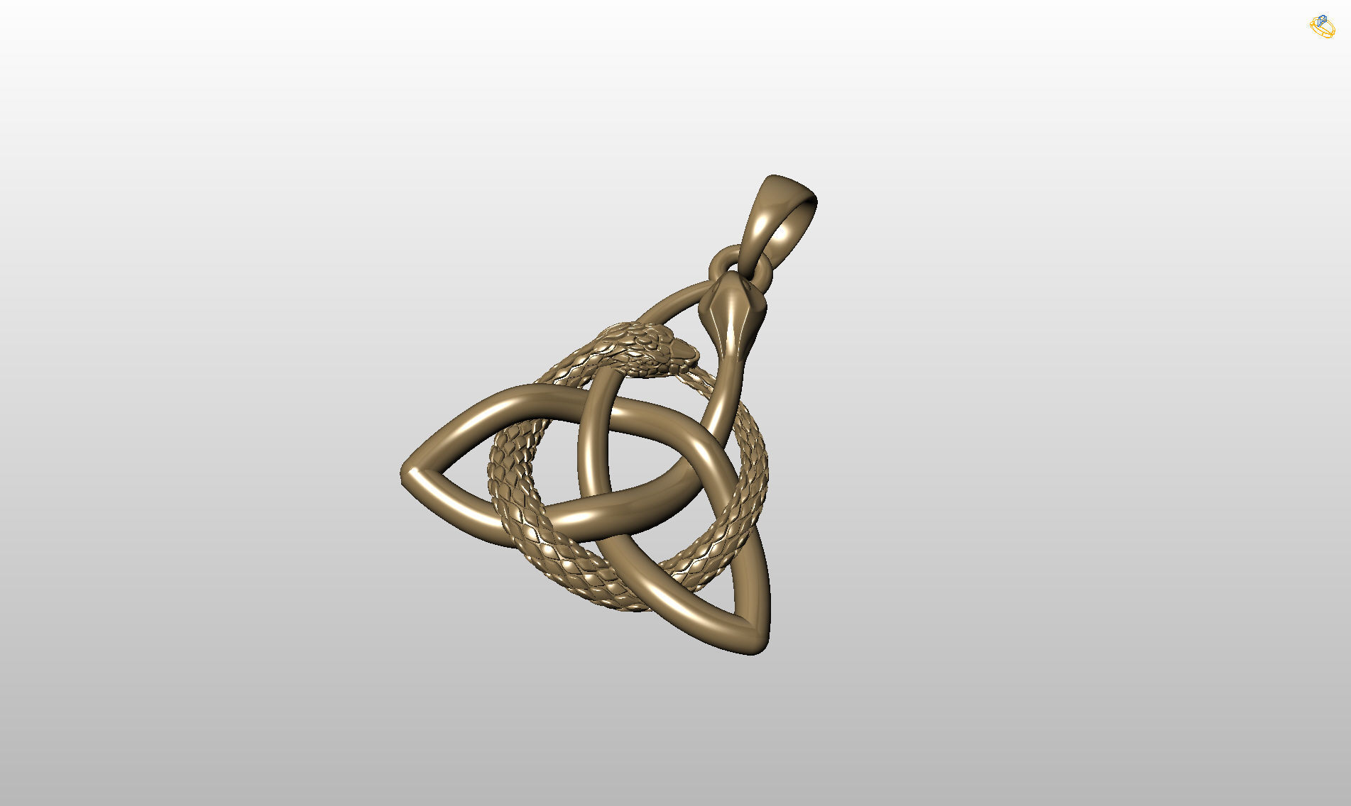 Trinity Knot Pendant Father and Son Celtic Knot 3D model 3D printable ...