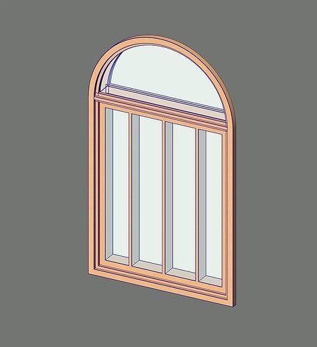 Arched Window 3D model | CGTrader