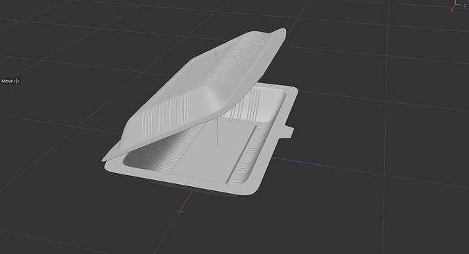 food box free 3D model | CGTrader