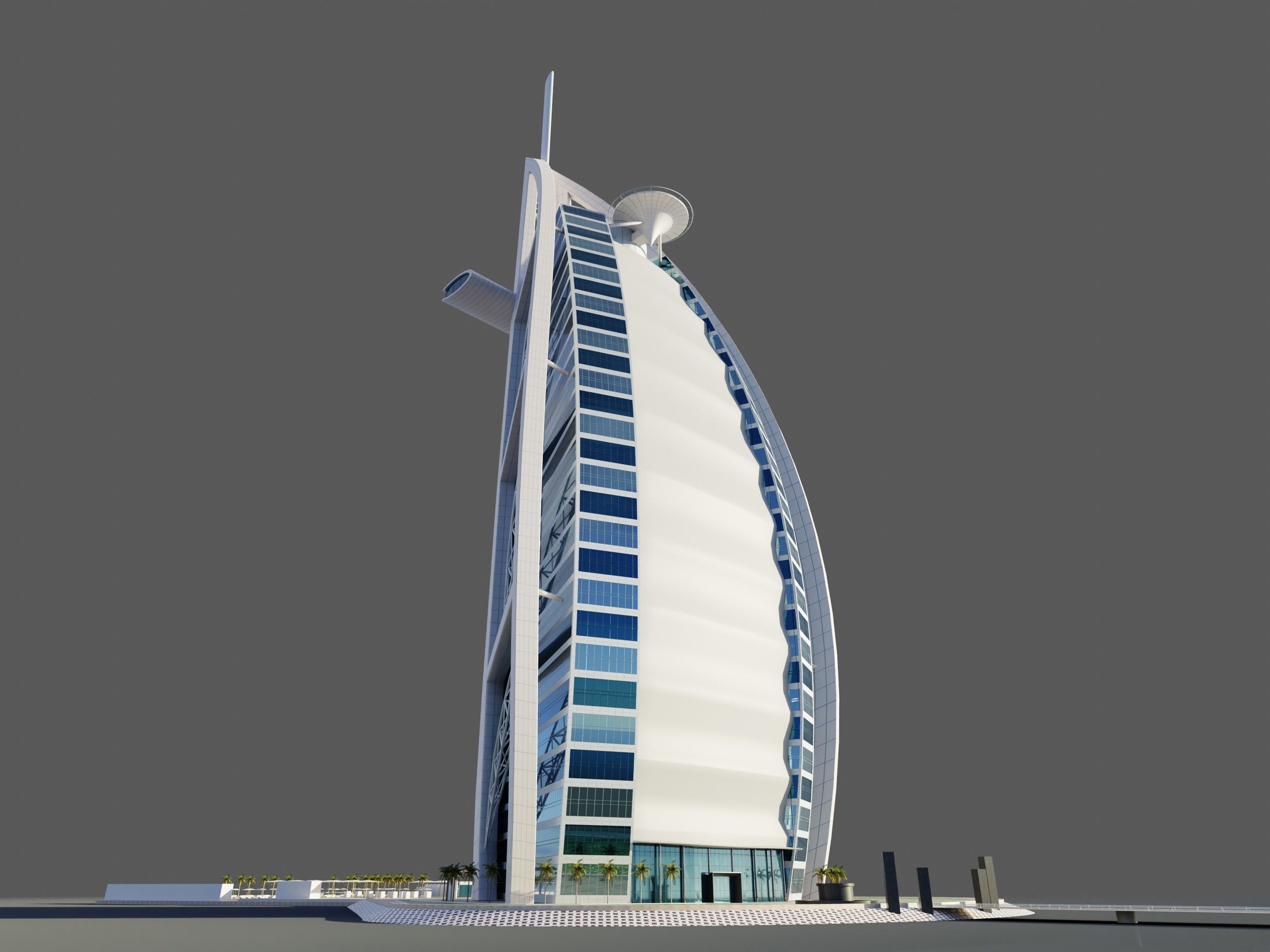 Burj al arab - Dubai 3D model | CGTrader