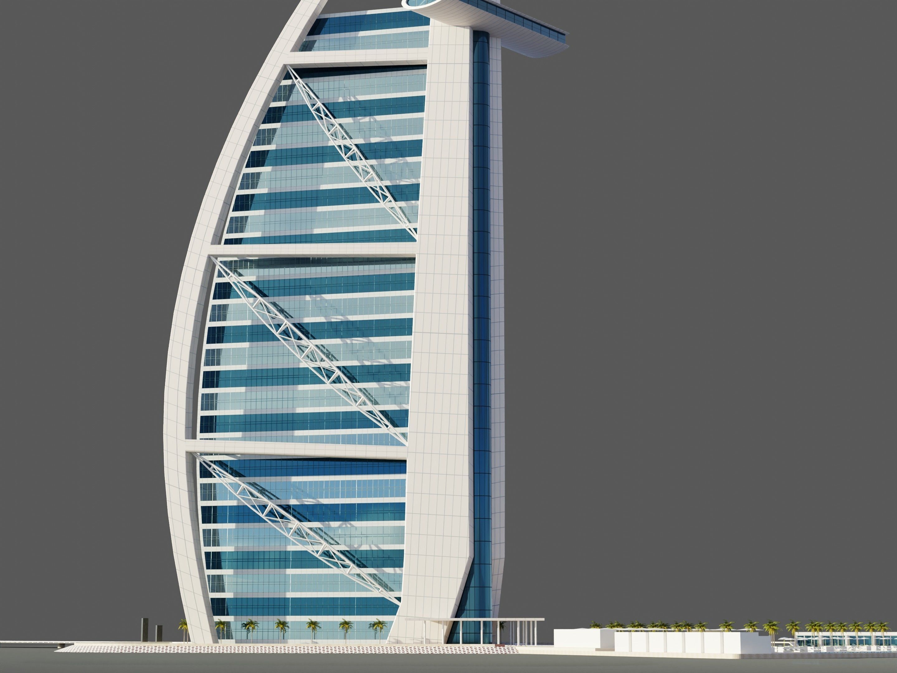 Burj al arab - Dubai 3D model | CGTrader
