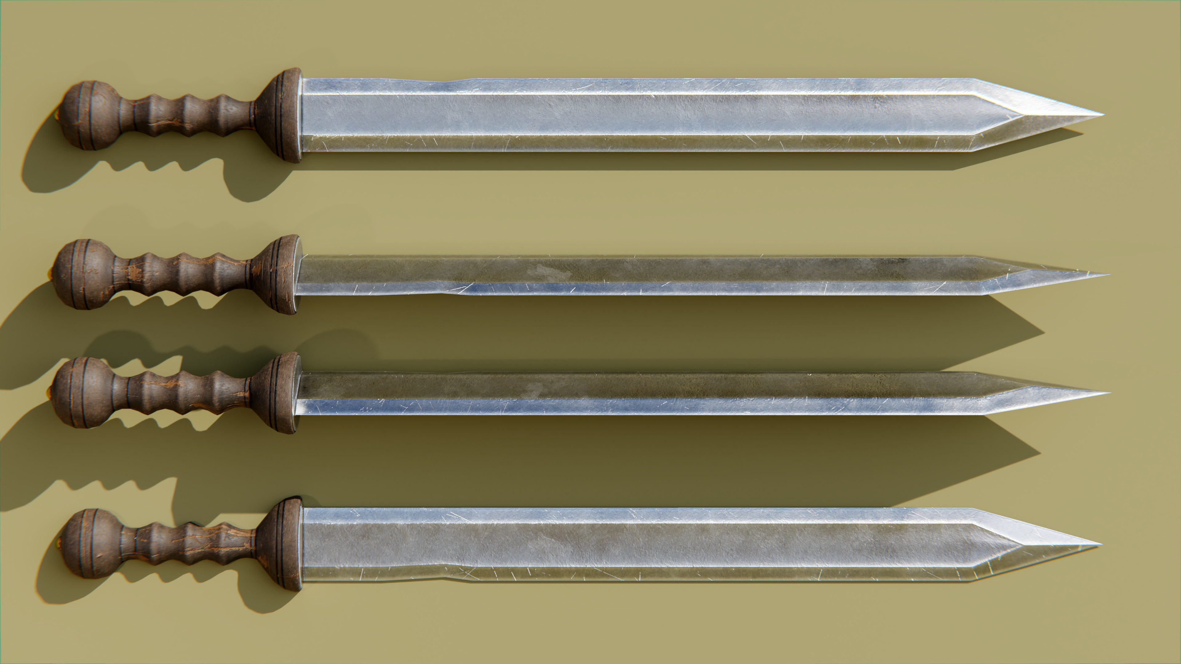 3D model Gladius Simple - Game Ready VR / AR / low-poly | CGTrader