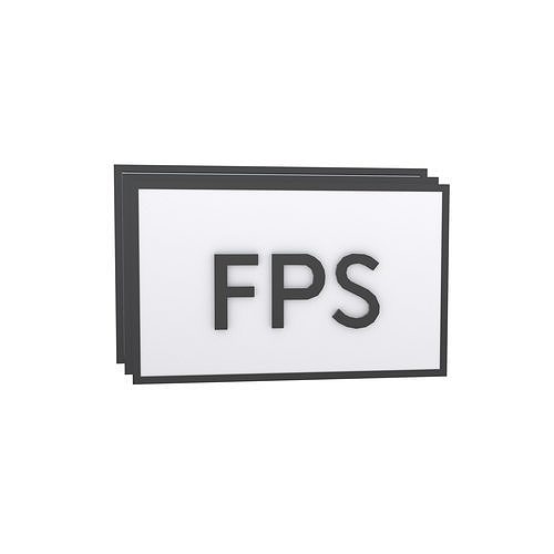 3D model FPS Icon v1 001 VR / AR / low-poly | CGTrader