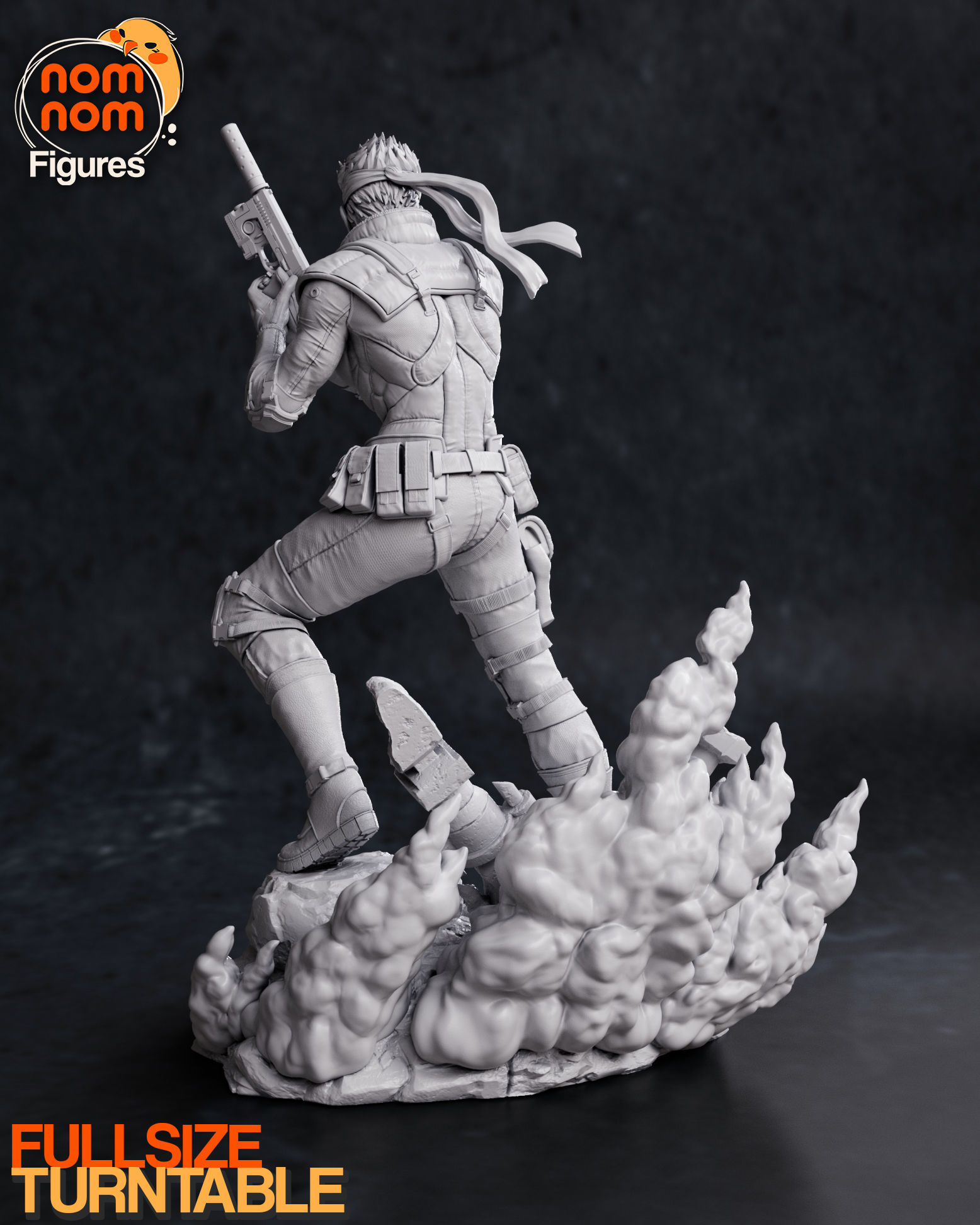 Solid Snake - Metal Gear Solid 3D model 3D printable | CGTrader