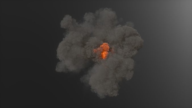 High Resolution Flak Midair Explosion 3D model | CGTrader