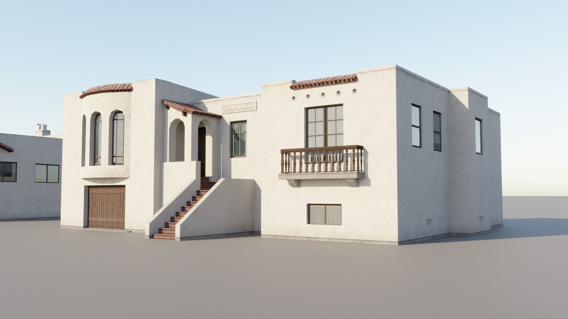 3D model Spanish Revival Homes VR / AR / low-poly | CGTrader