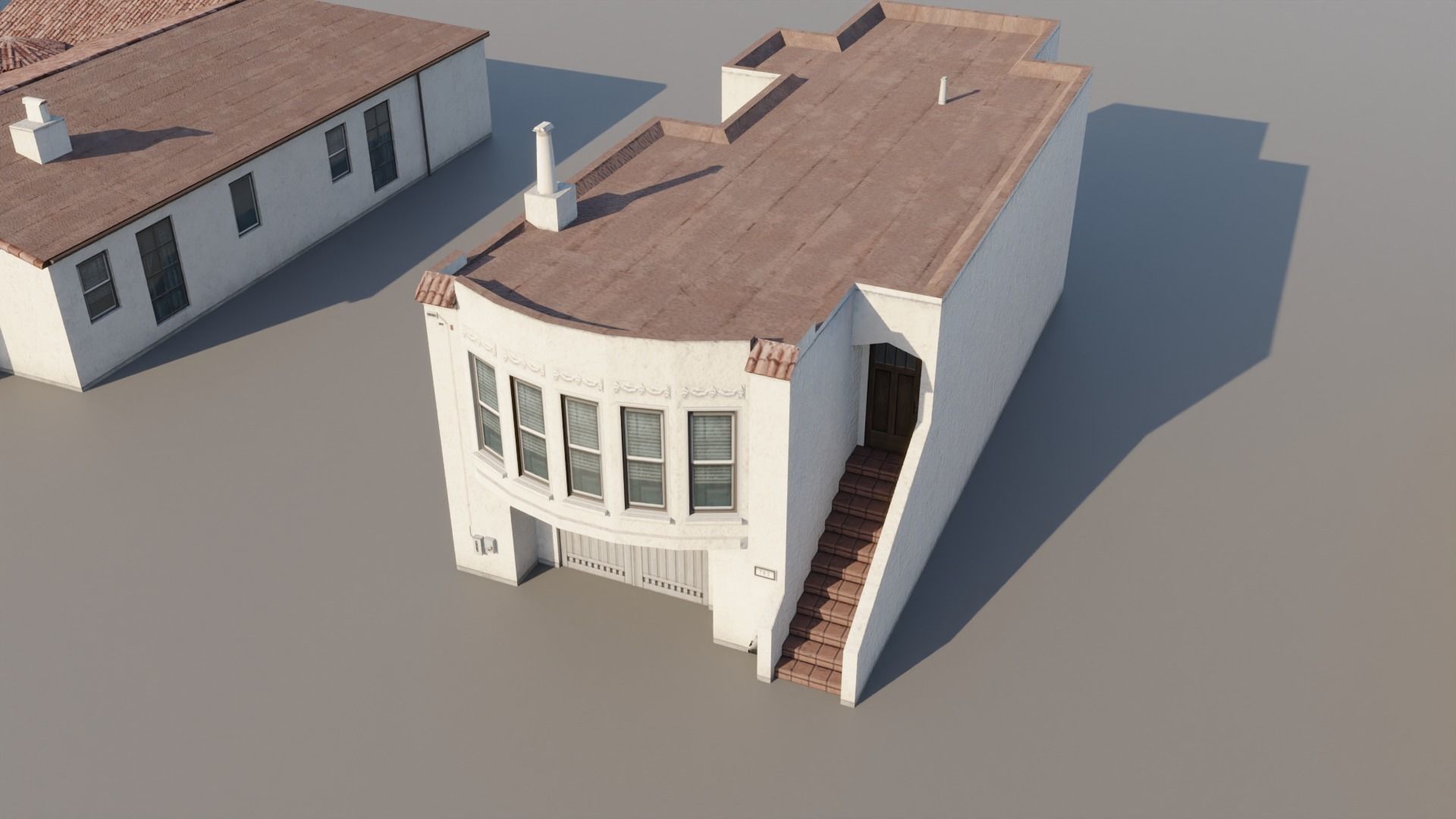 3D model Spanish Revival Homes VR / AR / low-poly | CGTrader