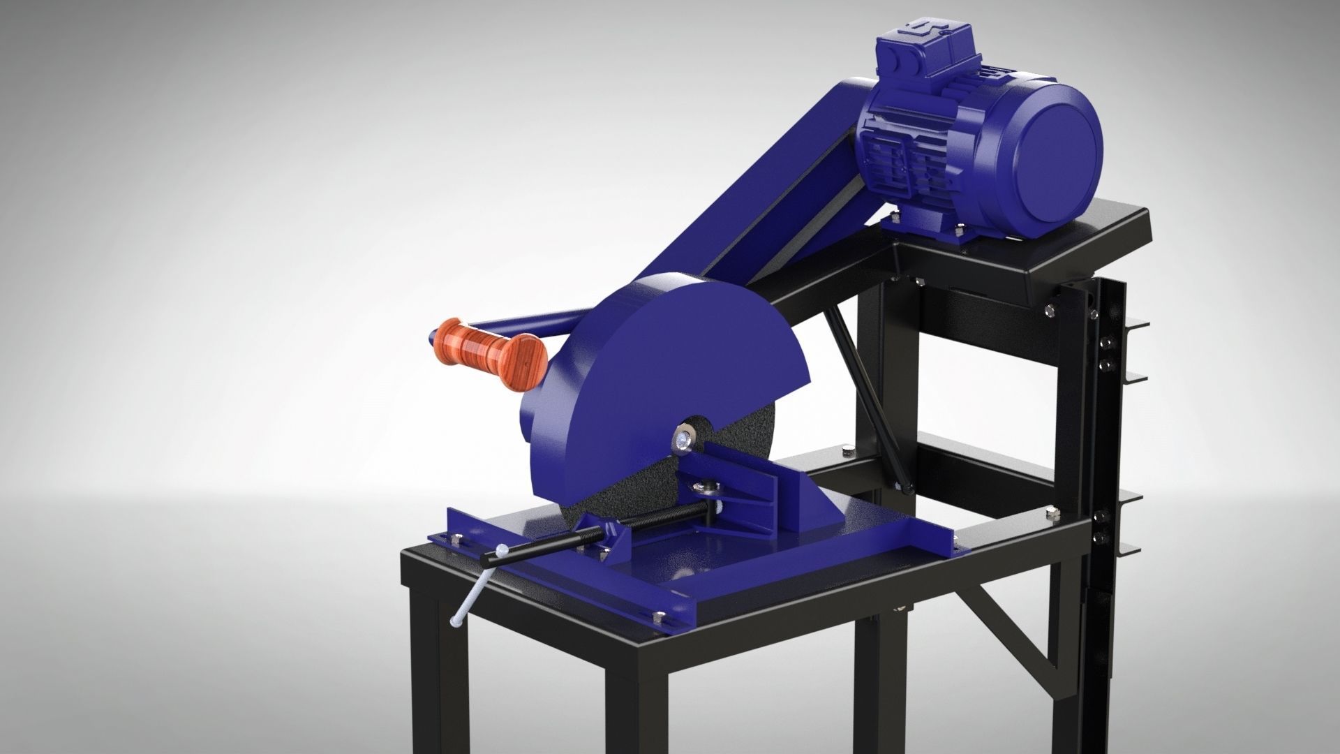 Desktop electric saw free 3D model | CGTrader