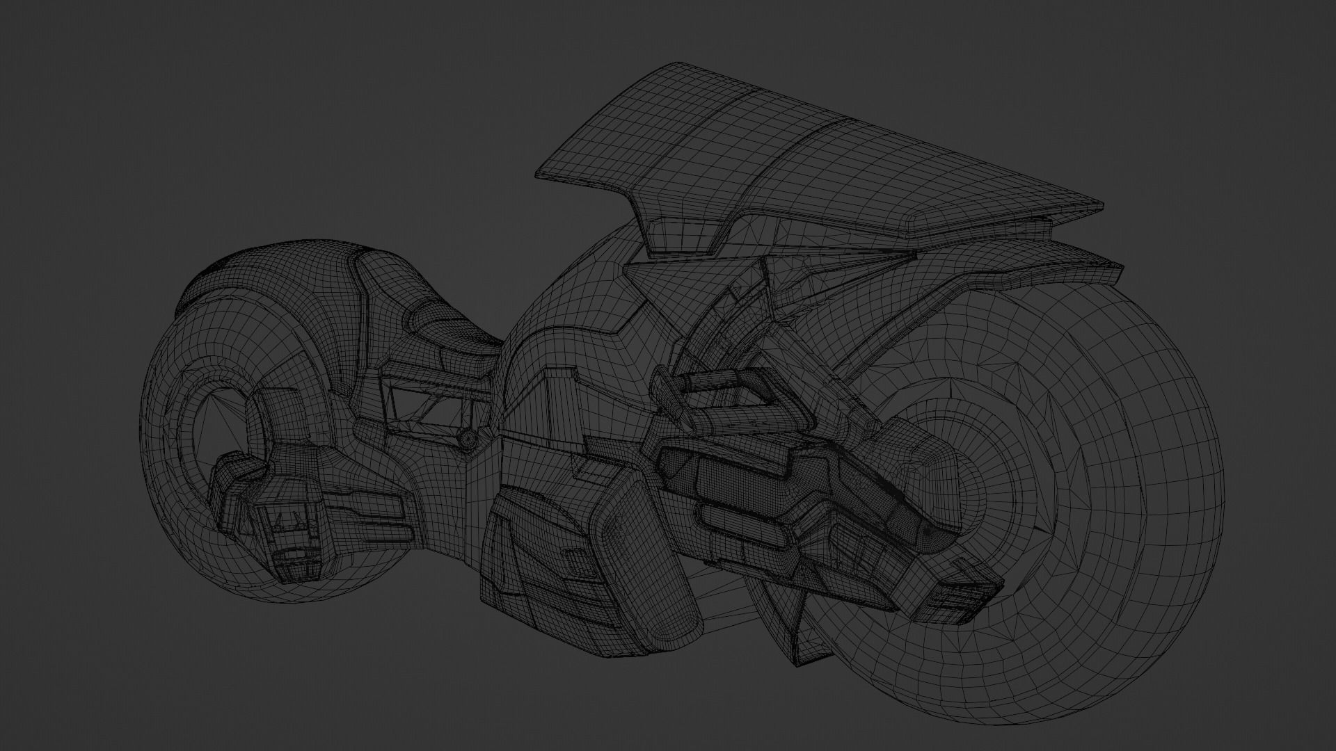 Sci-Fi Future Motorbike 3D model | CGTrader