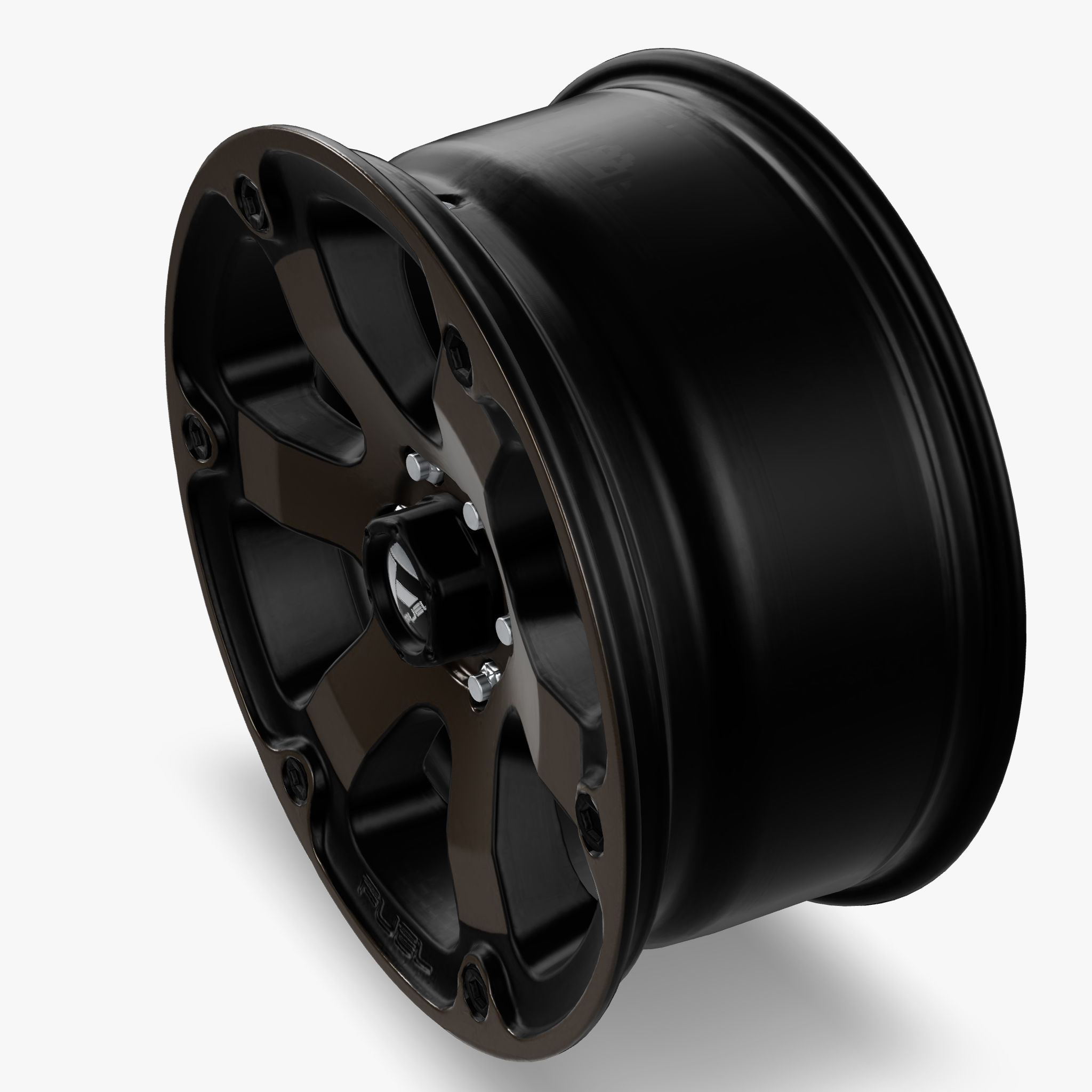 Fuel Beast Wheel Black With Dark Tint Face F150 Raptor 3D model | CGTrader