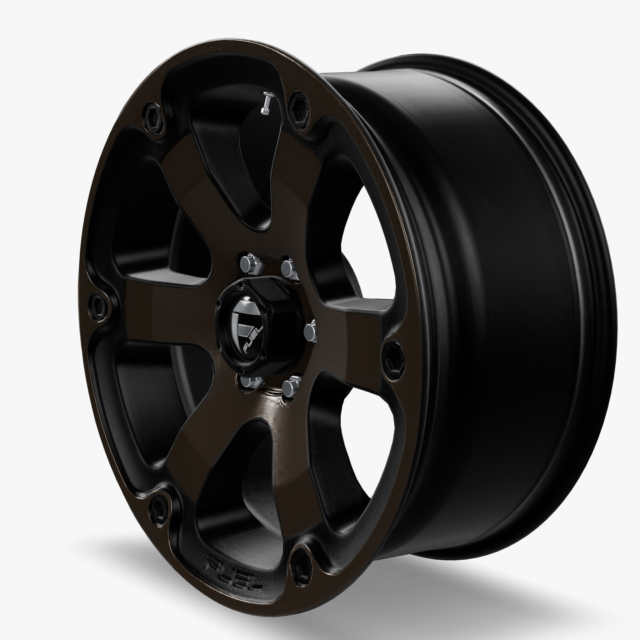 Fuel Beast Wheel Black With Dark Tint Face F150 Raptor 3D model | CGTrader