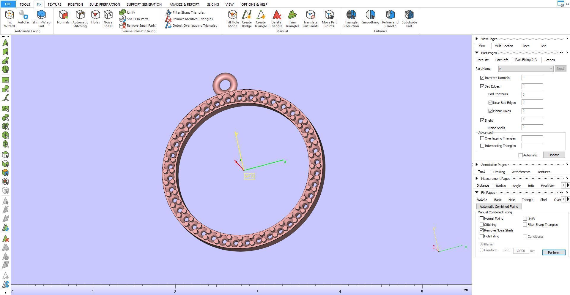 Pendant circle 3D model 3D printable | CGTrader
