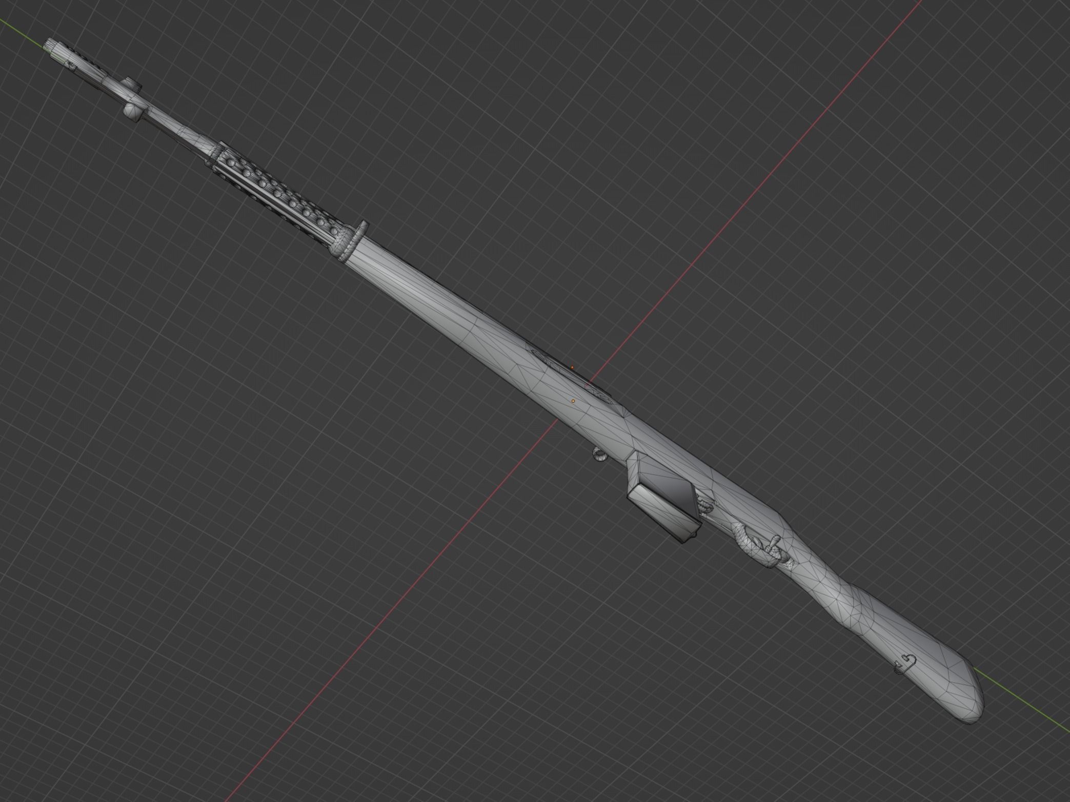 3D model SVT 40 rifle VR / AR / low-poly | CGTrader