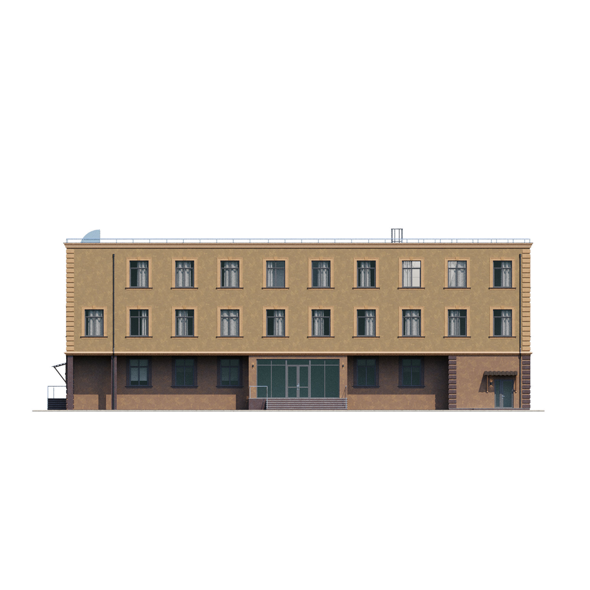 Factory building V1 3D model | CGTrader