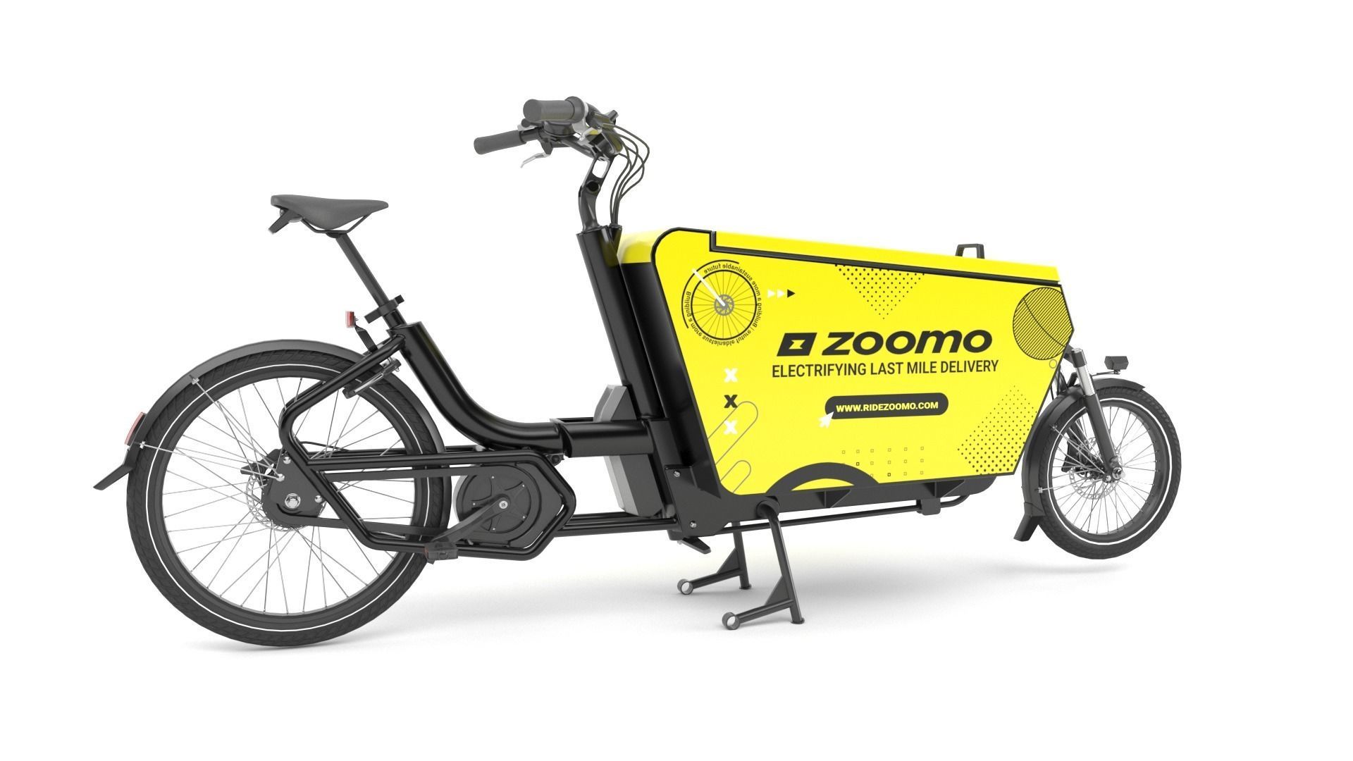 Zoomo Cargo e-bike 3D model | CGTrader