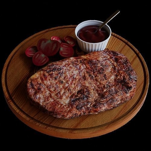 Steak 3D model | CGTrader
