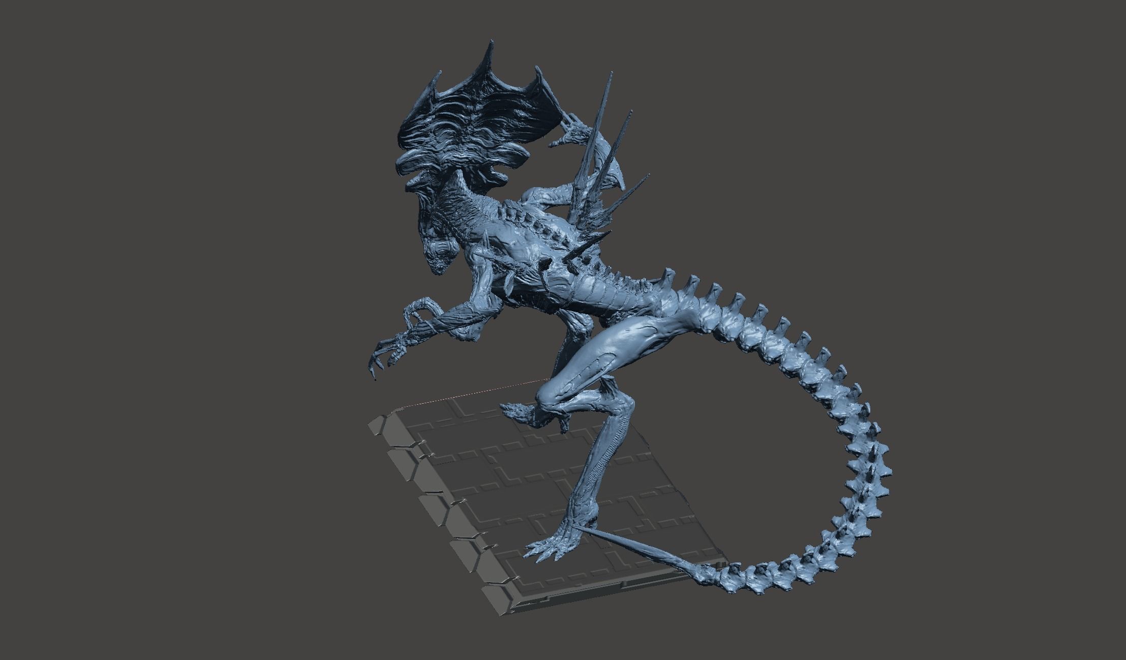 ALIENS ALIEN QUEEN XENOMORPH - ICONIC STOWAWAY EXTREME DETAIL 3D model 3D printable | CGTrader