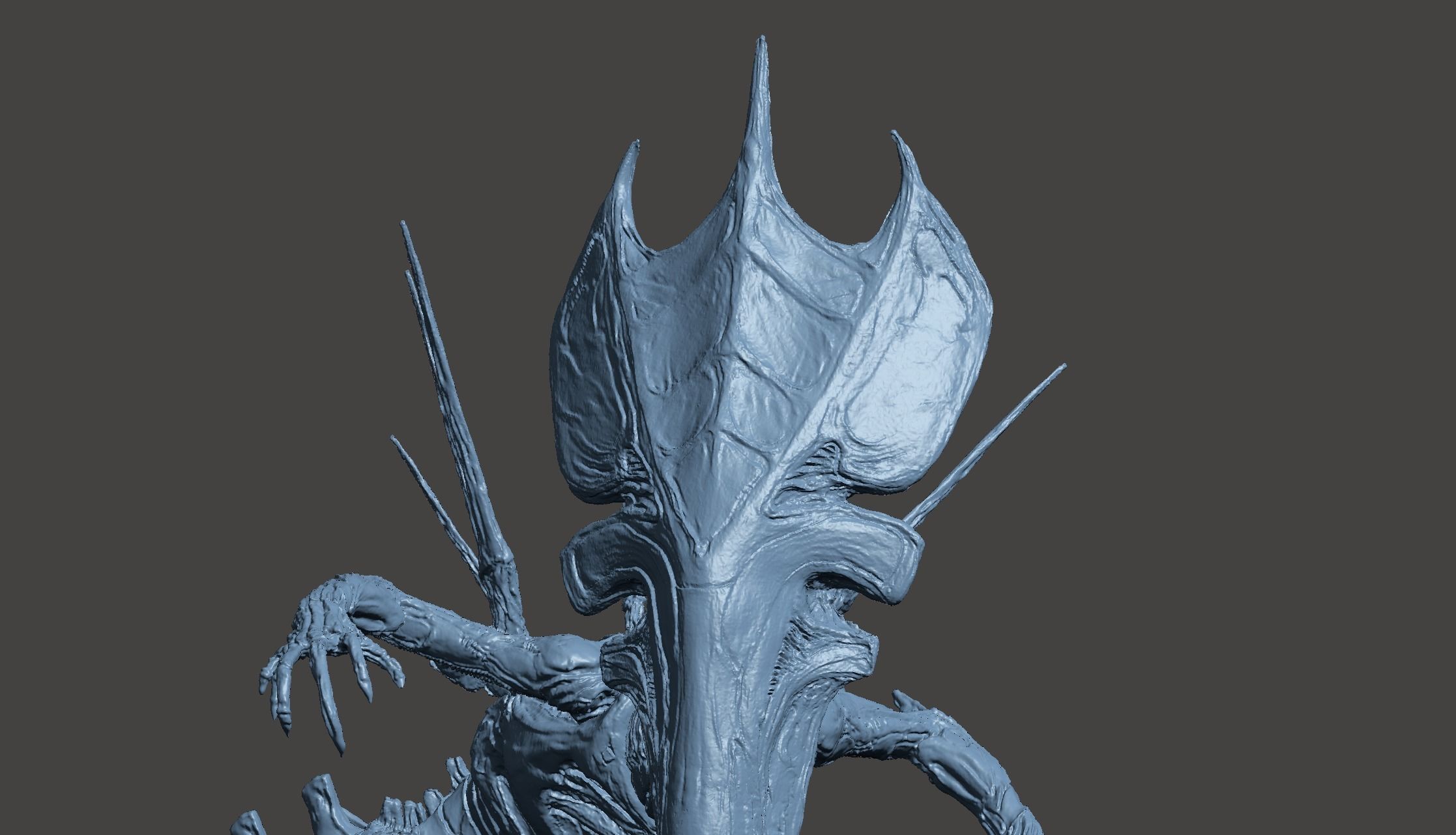 ALIENS ALIEN QUEEN XENOMORPH - ICONIC STOWAWAY EXTREME DETAIL 3D model 3D printable | CGTrader
