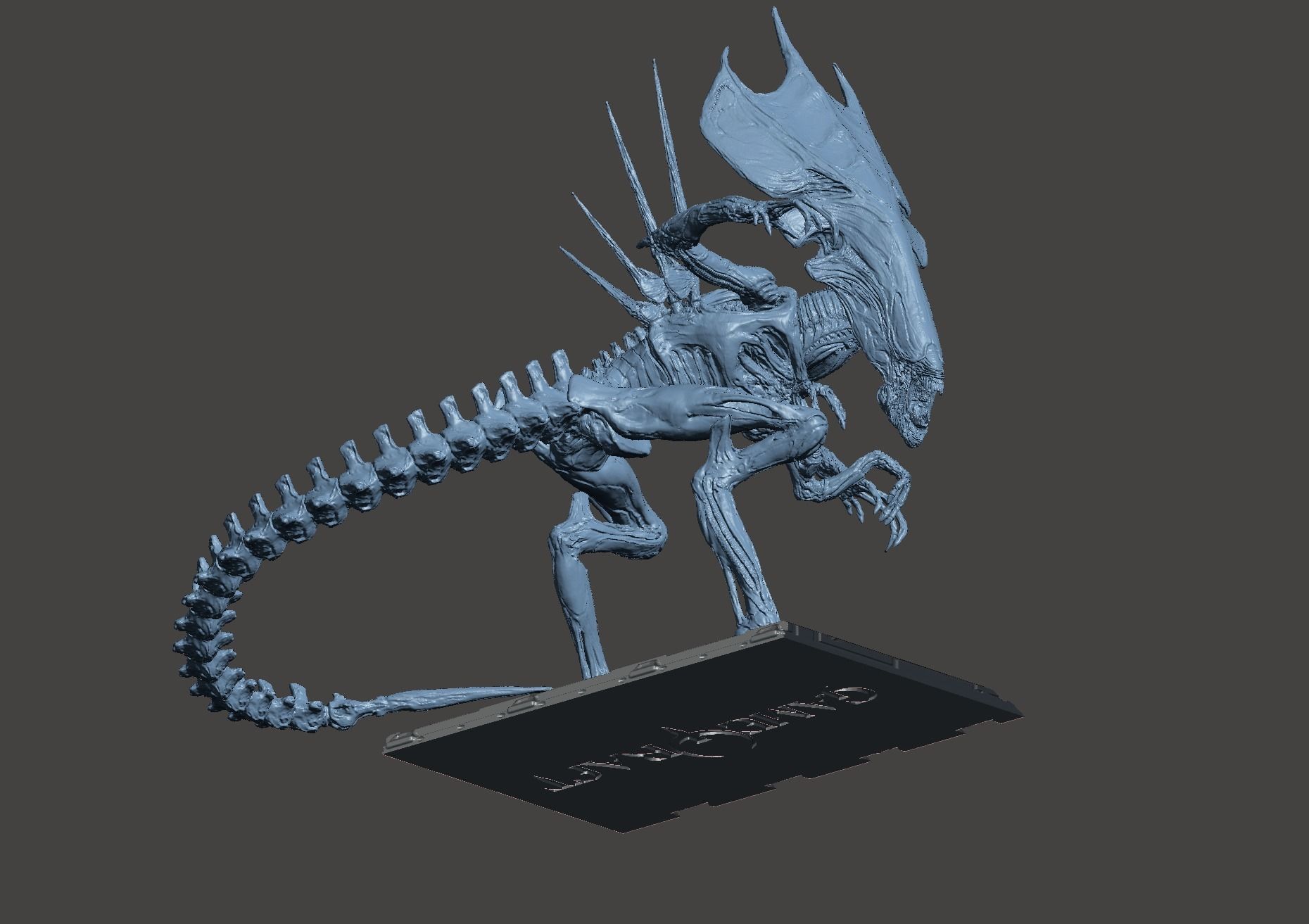 ALIENS ALIEN QUEEN XENOMORPH - ICONIC STOWAWAY EXTREME DETAIL 3D model ...