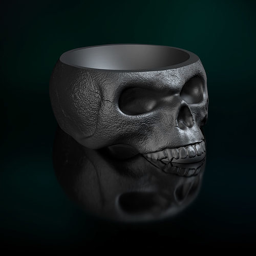 Skull Bowl STL 3D Printing- Model High-Polygon 3D model 3D printable ...