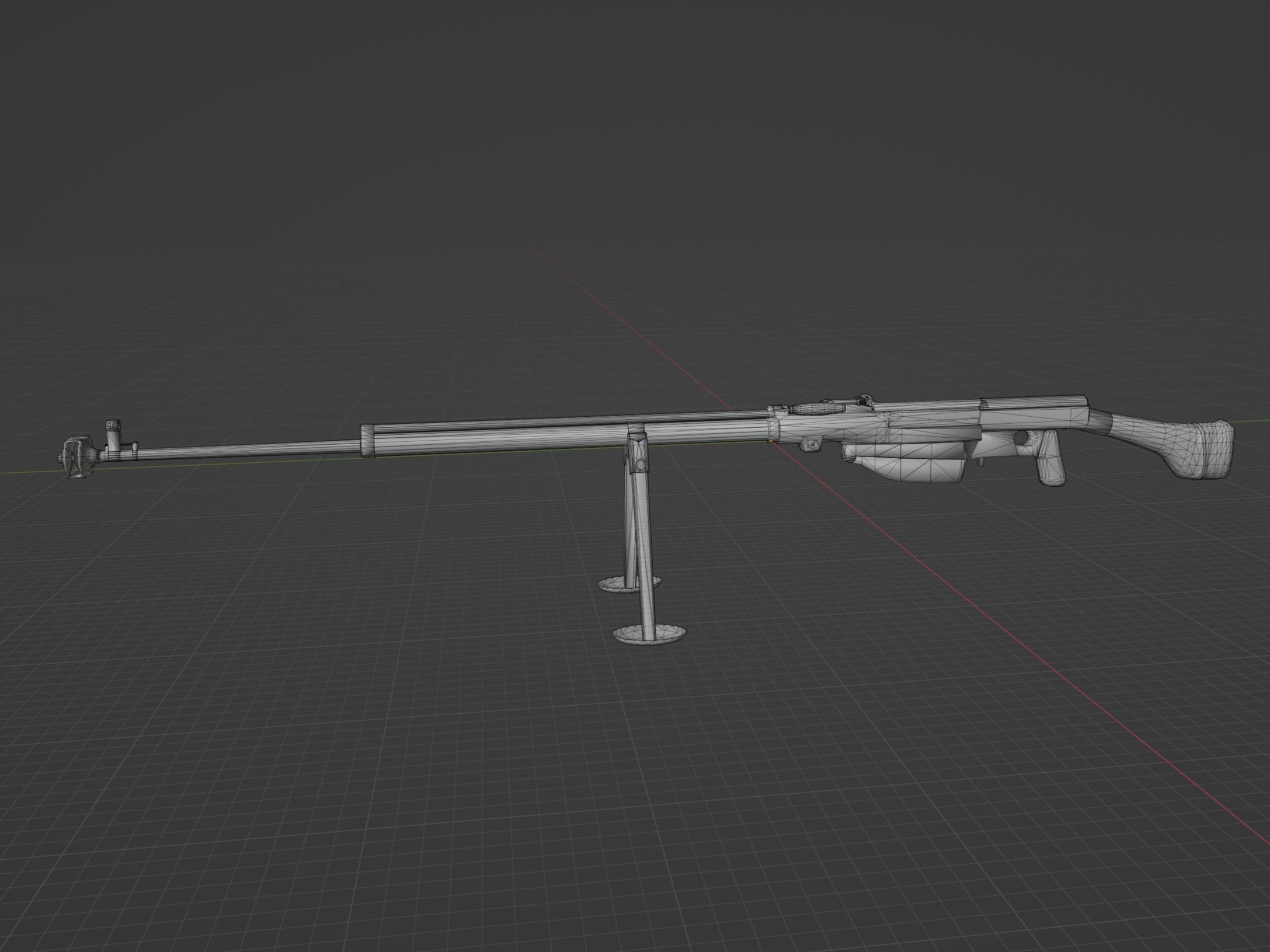 3D model PTRS 41 VR / AR / low-poly | CGTrader