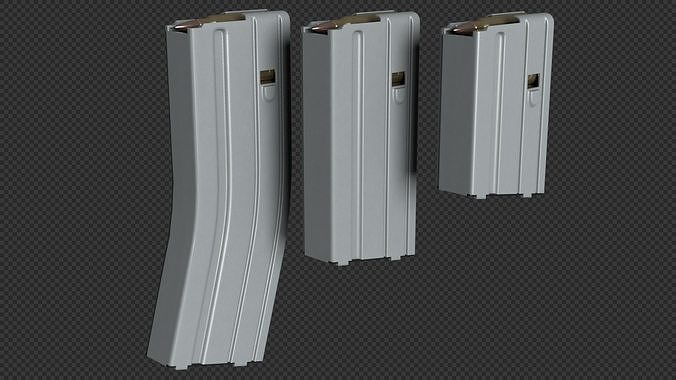 3D model AR-15 Stanag Magazine Bundle VR / AR / low-poly | CGTrader
