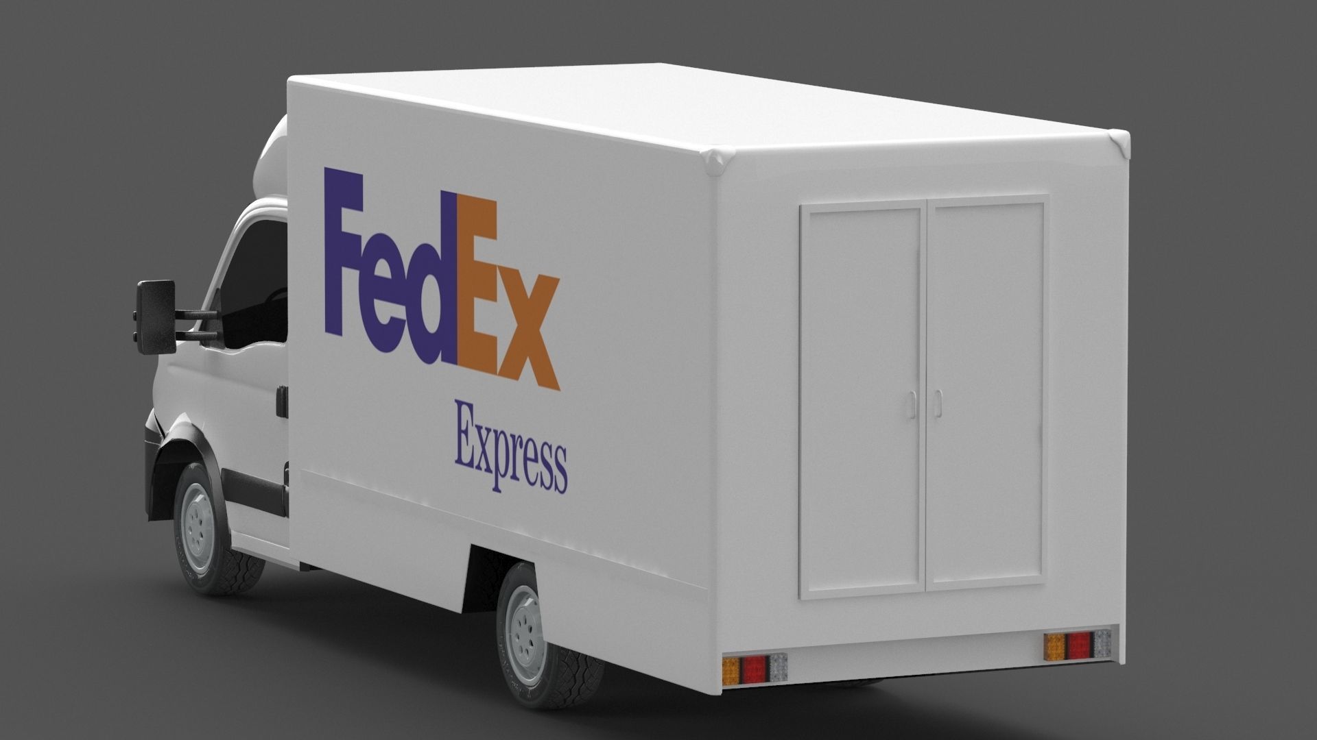Fedex Truck 3D model | CGTrader