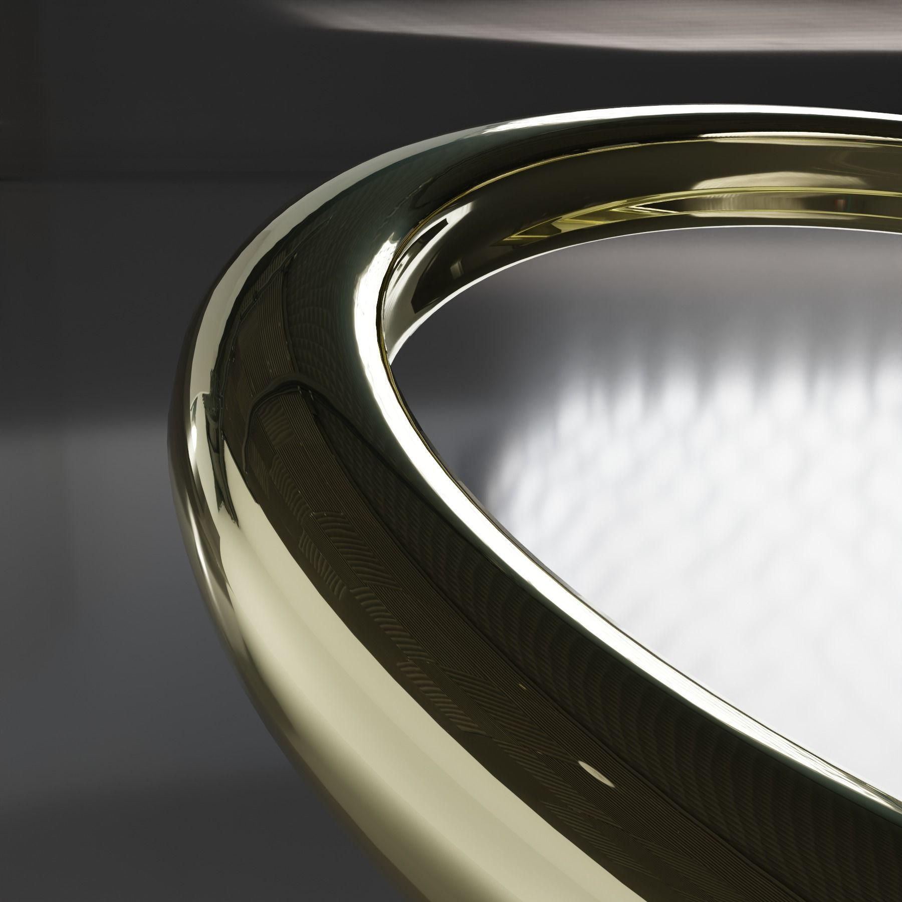 Simple Metalic ring ready for 3D printing free 3D model 3D printable ...