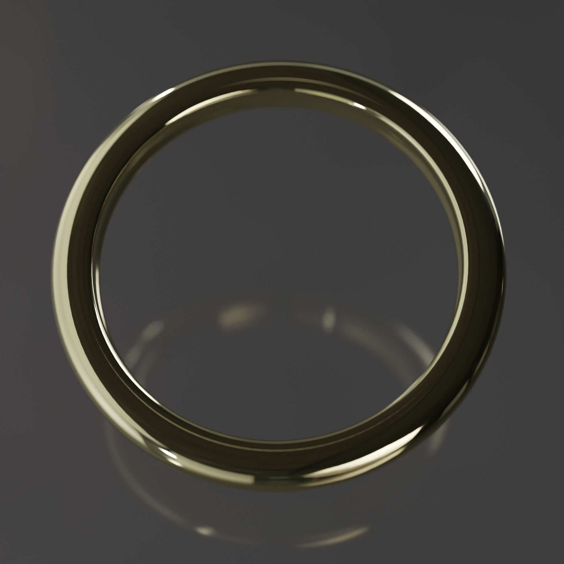 Simple Metalic ring ready for 3D printing free 3D model 3D printable ...
