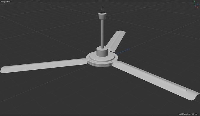 ceiling fan free 3D model | CGTrader