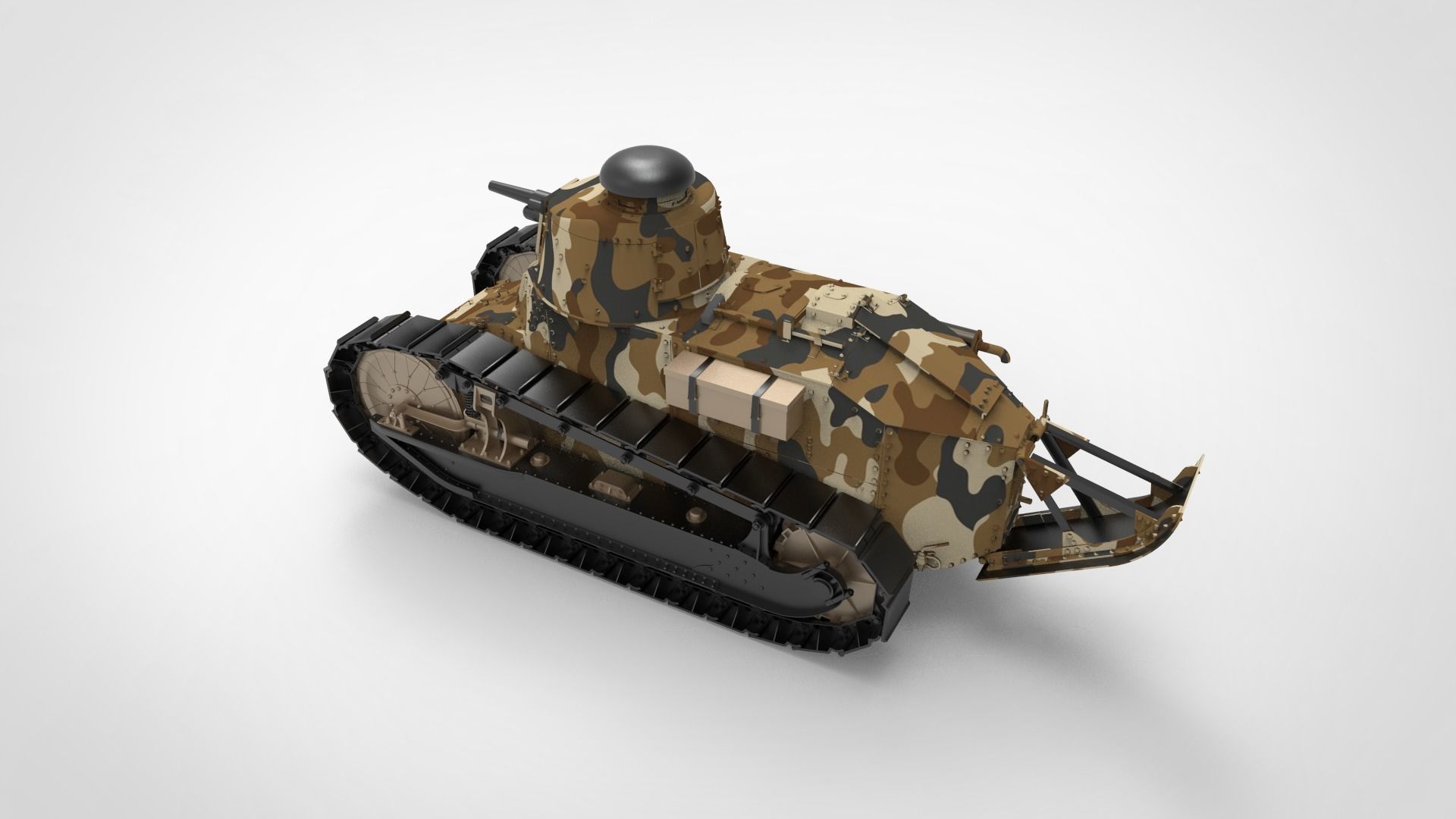 Renault FT tank 3D model | CGTrader