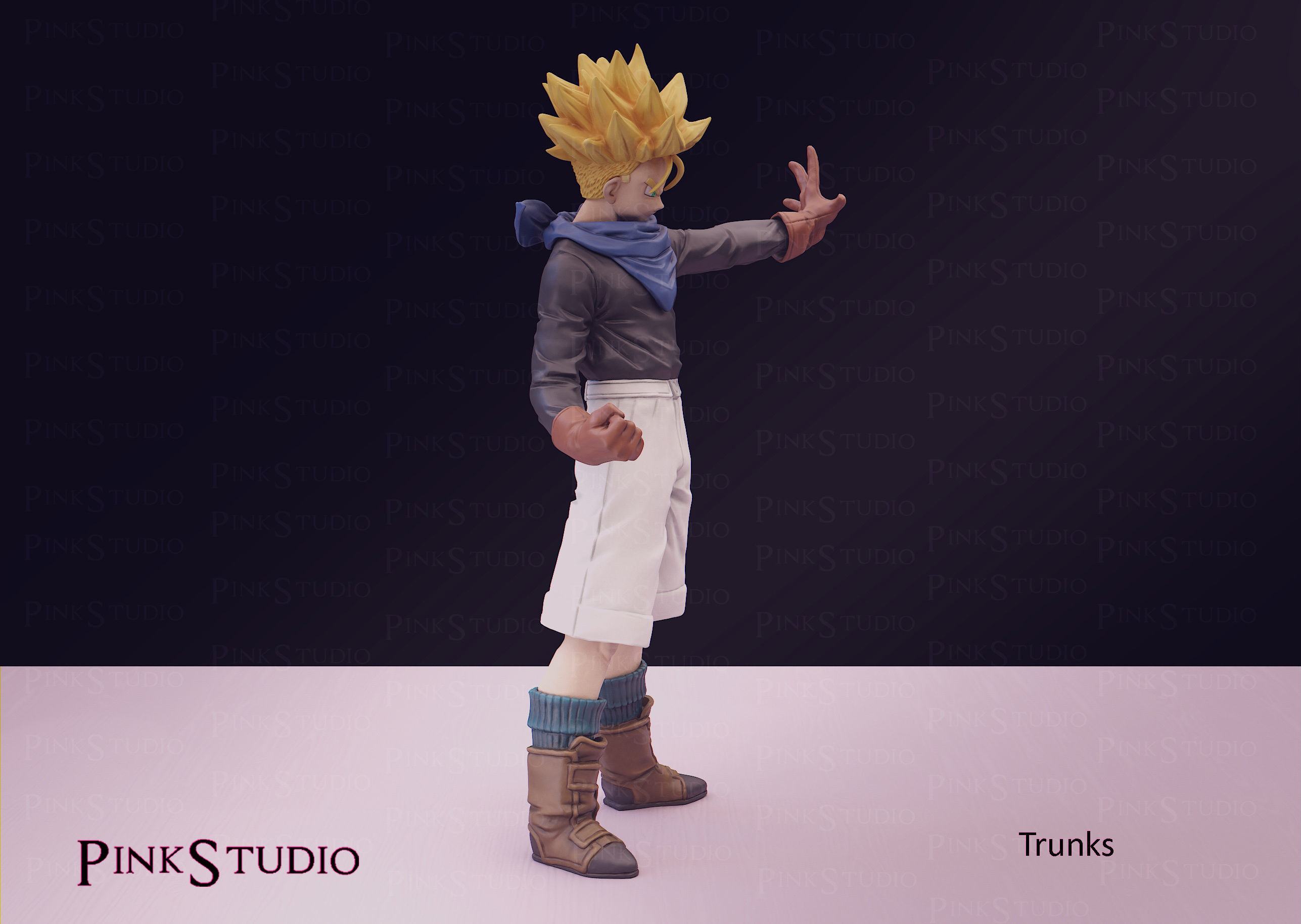 Dragon Ball GT - trunks 3D model 3D printable | CGTrader