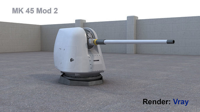 MK 45 Mod 2 3D model | CGTrader
