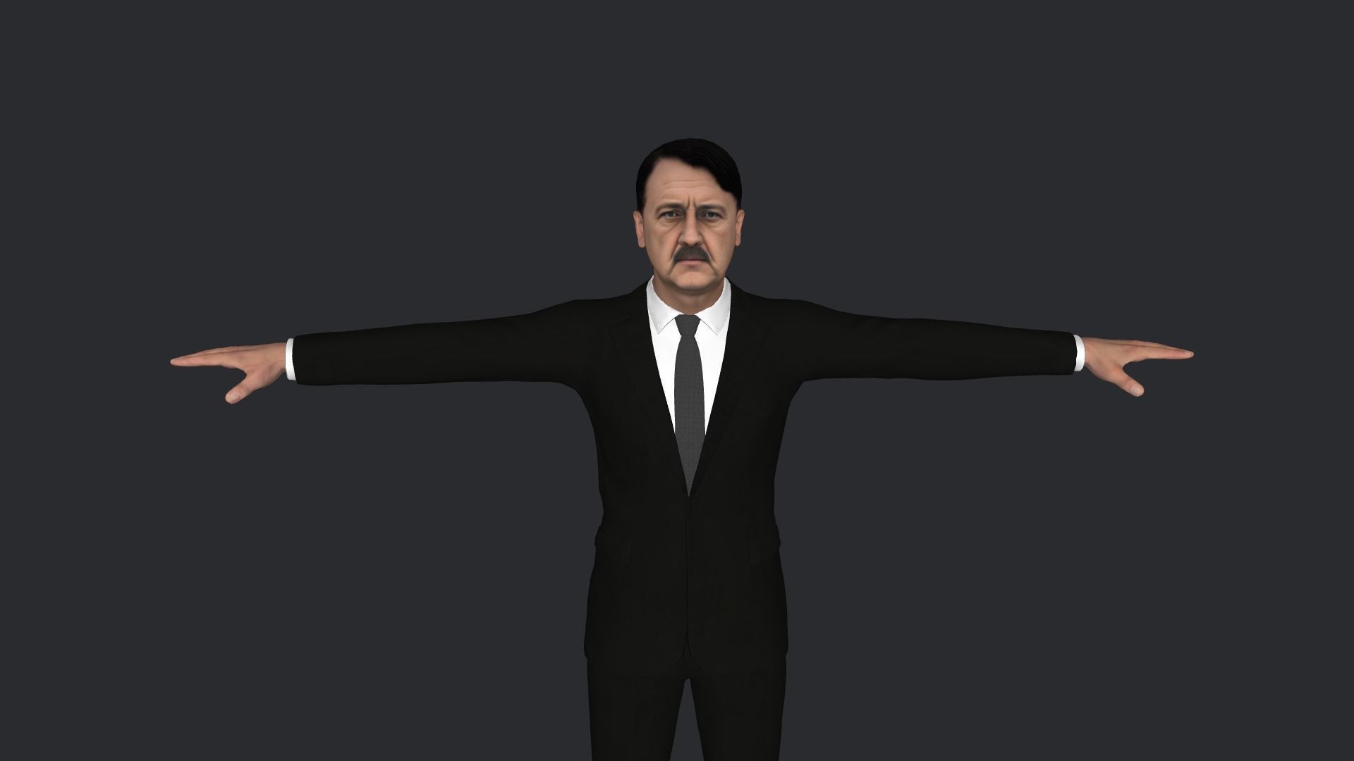 Adolf Hitler Hyper Realistic Full Body Fully Rigged 3D Character 3D ...