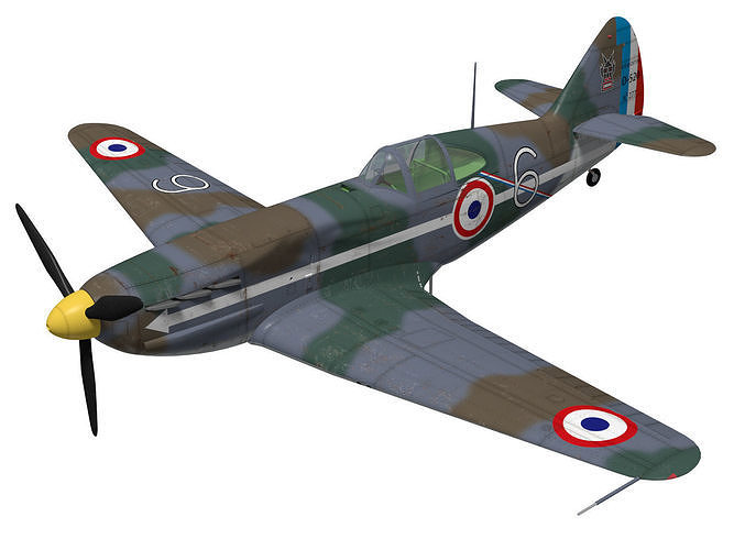 Dewoitine D520 3D model | CGTrader