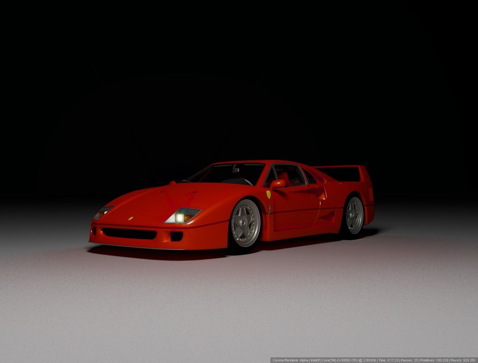 Ferrari F40 3D model | CGTrader